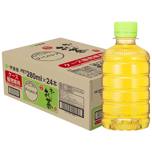 ※お～いお茶 緑茶PET 280mLラベルレス24本 | お茶（ペットボトル350mL未満） | 介護用品・福祉用具通販のスマート介護